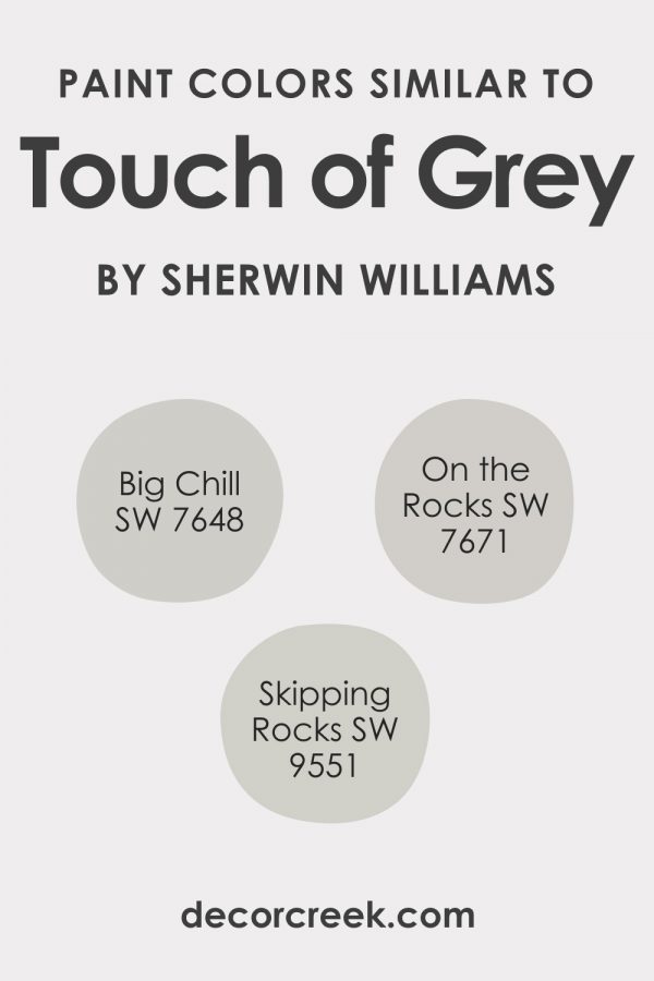 Touch of Grey SW 9549 Paint Color by Sherwin-Williams
