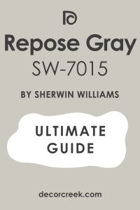 Repose Gray SW 7015 Paint Color by Sherwin-Williams