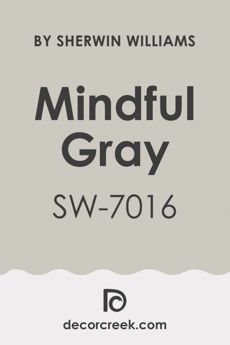 Mindful Gray SW 7016 Paint Color by Sherwin Williams