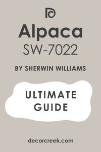 Alpaca SW 7022 Paint Color by Sherwin-Williams - DecorCreek