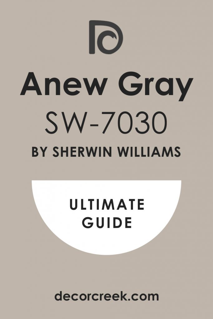 Anew Gray SW 7030 Paint Color by Sherwin-Williams