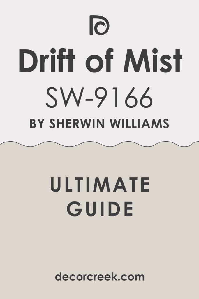 Drift of Mist SW 9166 Paint Color by Sherwin-Williams