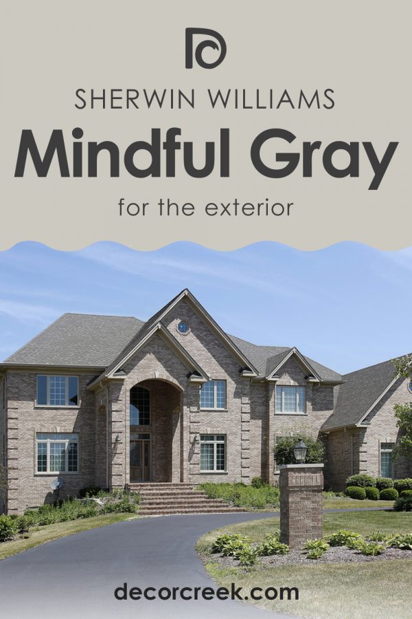 Mindful Gray SW 7016 Paint Color by Sherwin Williams