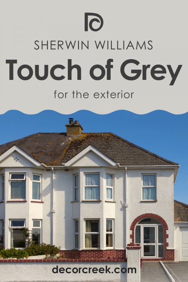 Touch of Grey SW 9549 Paint Color by Sherwin-Williams