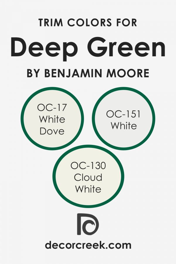 Deep Green 2039-10 Paint Color by Benjamin Moore - DecorCreek