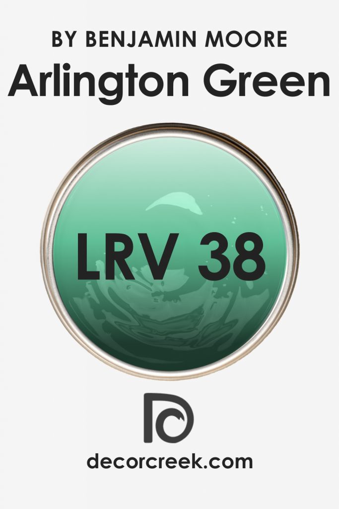 Arlington Green 580 Paint Color by Benjamin Moore - DecorCreek