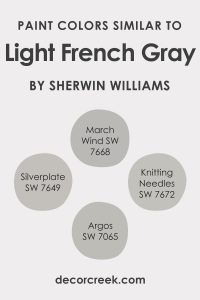 Light French Gray SW 0055 Paint Color by Sherwin-Williams
