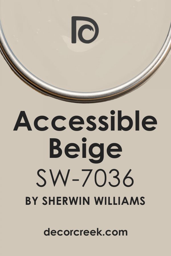 Accessible Beige SW 7036 Paint Color by Sherwin-Williams - DecorCreek