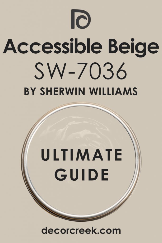 Accessible Beige SW 7036 Paint Color by Sherwin-Williams - DecorCreek