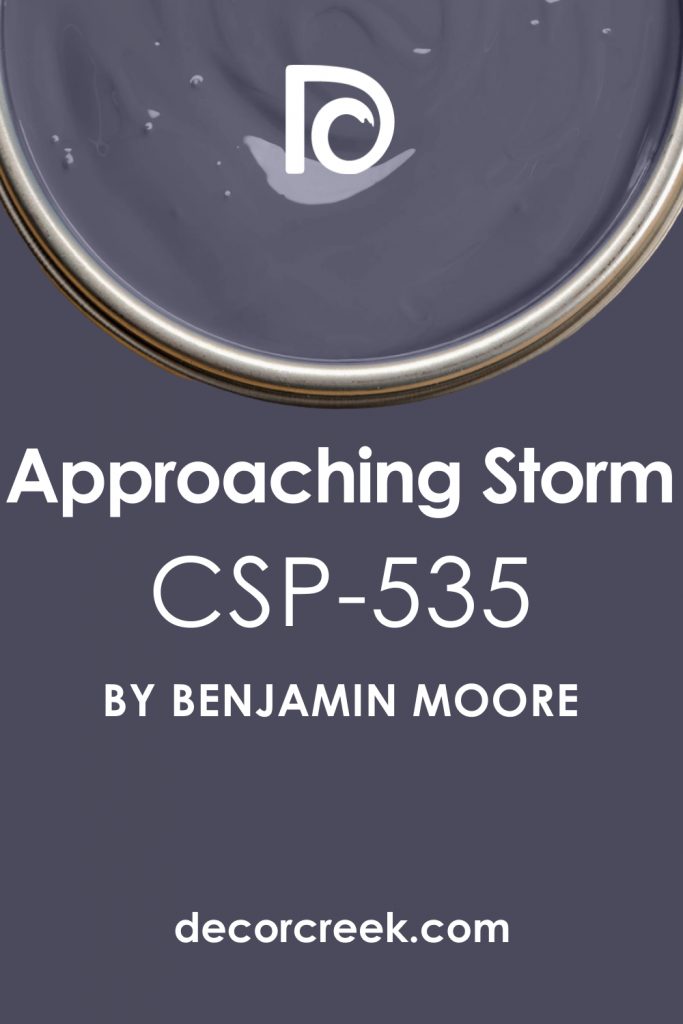 Approaching Storm CSP-535 Paint Color by Benjamin Moore - DecorCreek