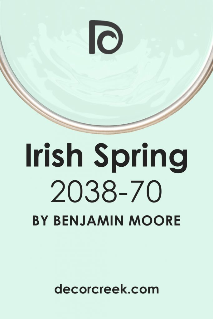 Irish Spring 2038-70 Paint Color by Benjamin Moore - DecorCreek