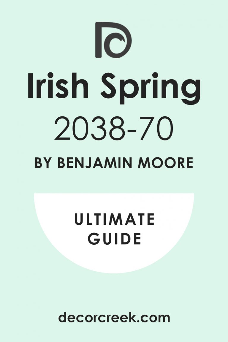 Irish Spring 2038-70 Paint Color by Benjamin Moore - DecorCreek