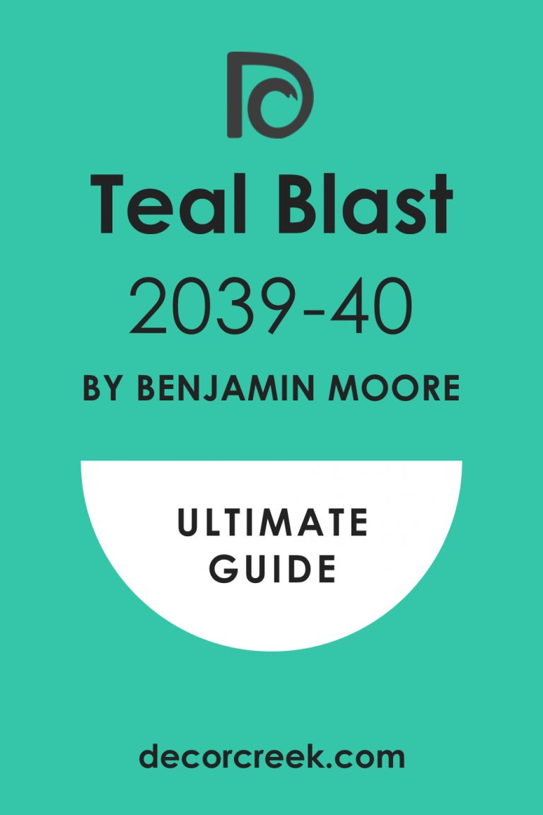 Teal Blast 2039-40 Paint Color by Benjamin Moore - DecorCreek