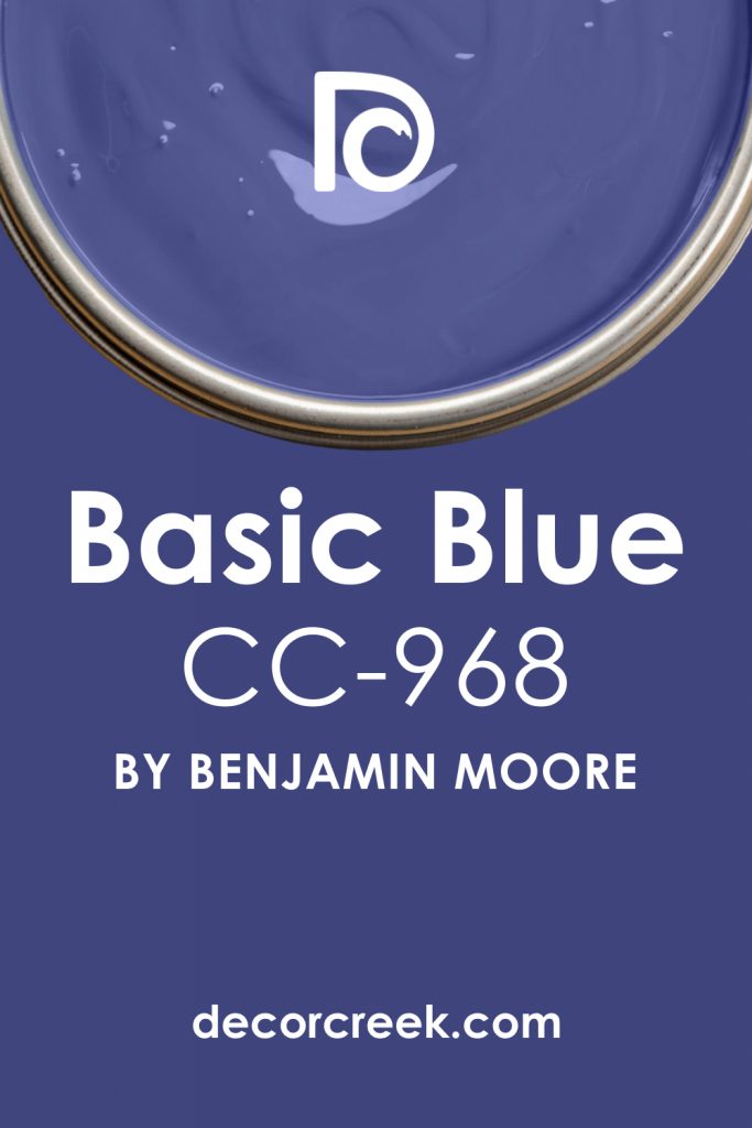 Basic Blue CC-968 Paint Color by Benjamin Moore - DecorCreek