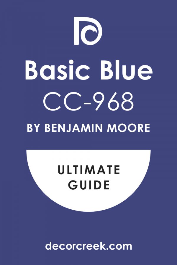 Basic Blue CC-968 Paint Color by Benjamin Moore - DecorCreek