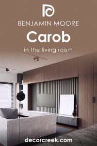 Carob AF-160 Paint Color by Benjamin Moore - DecorCreek