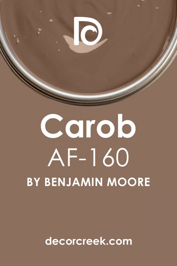 Carob AF-160 Paint Color by Benjamin Moore - DecorCreek