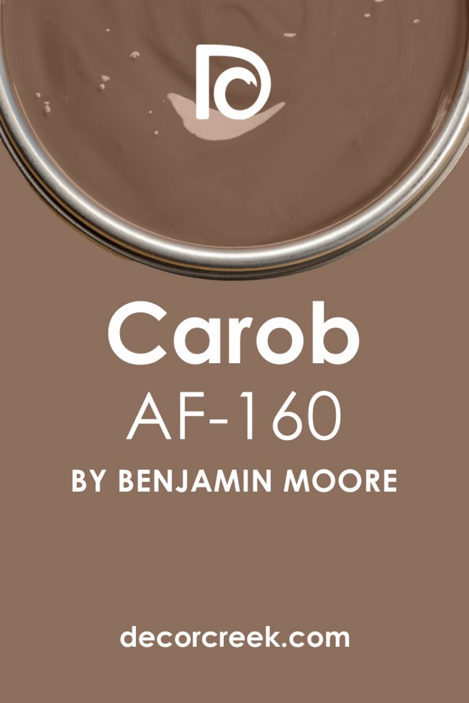 Carob AF-160 Paint Color by Benjamin Moore - DecorCreek