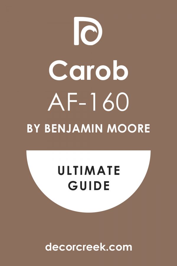 Carob AF-160 Paint Color by Benjamin Moore - DecorCreek