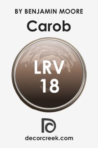 Carob AF-160 Paint Color by Benjamin Moore - DecorCreek