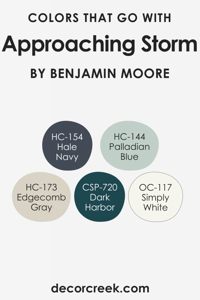 Approaching Storm CSP-535 Paint Color by Benjamin Moore - DecorCreek