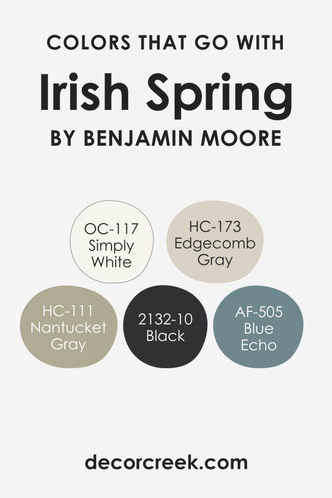 Irish Spring 2038-70 Paint Color by Benjamin Moore - DecorCreek