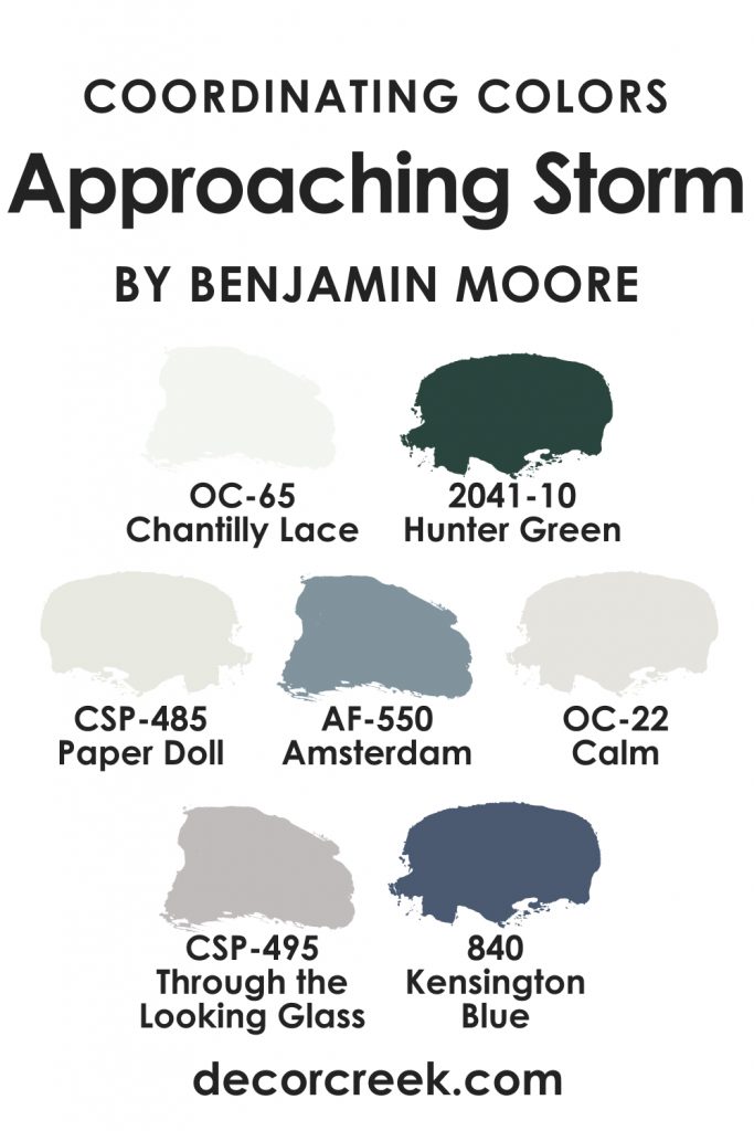 Approaching Storm CSP-535 Paint Color by Benjamin Moore - DecorCreek