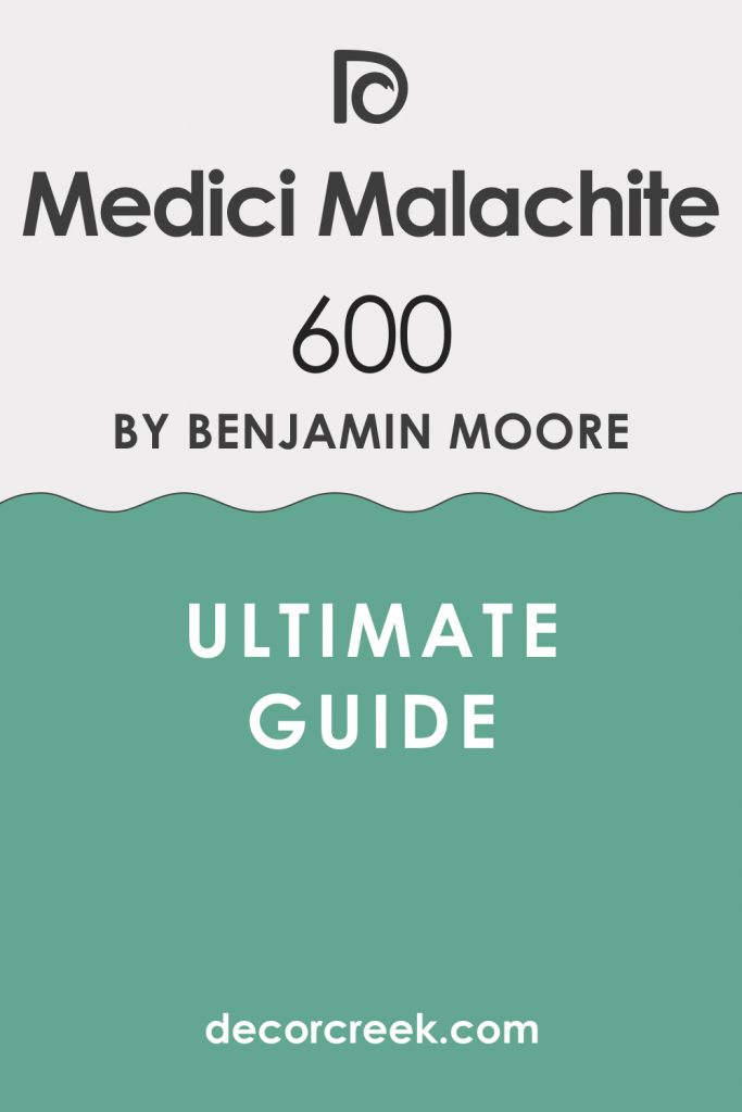 Medici Malachite 600 Paint Color by Benjamin Moore - DecorCreek