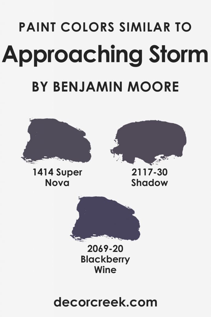 Approaching Storm CSP-535 Paint Color by Benjamin Moore - DecorCreek