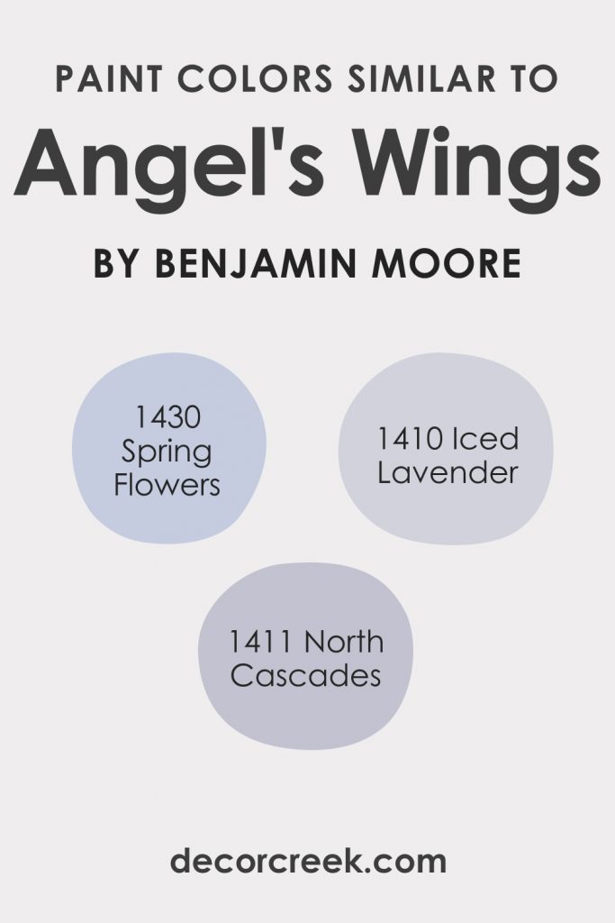 Angel's Wings 1423 Paint Color by Benjamin Moore - DecorCreek