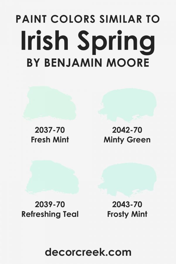 Irish Spring 2038-70 Paint Color by Benjamin Moore - DecorCreek