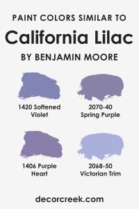 California Lilac 2068-40 Paint Color by Benjamin Moore