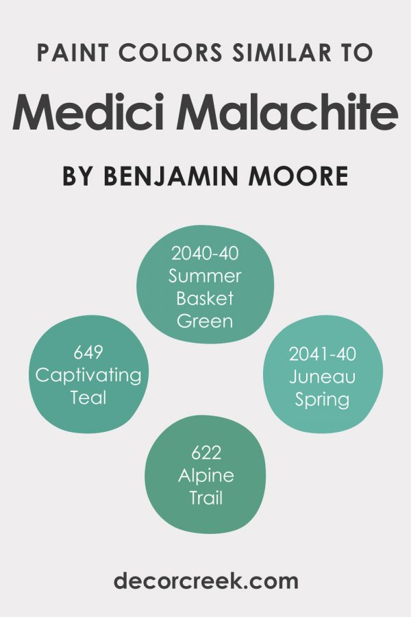 Medici Malachite 600 Paint Color by Benjamin Moore - DecorCreek