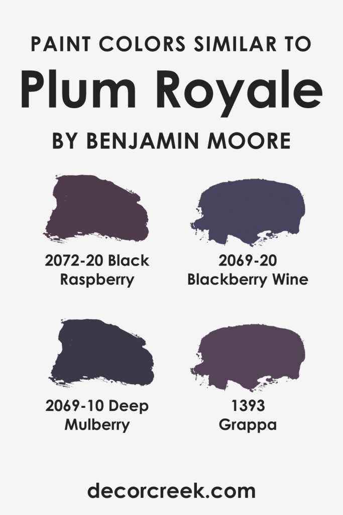 Plum Royale 2070-20 Paint Color by Benjamin Moore - DecorCreek