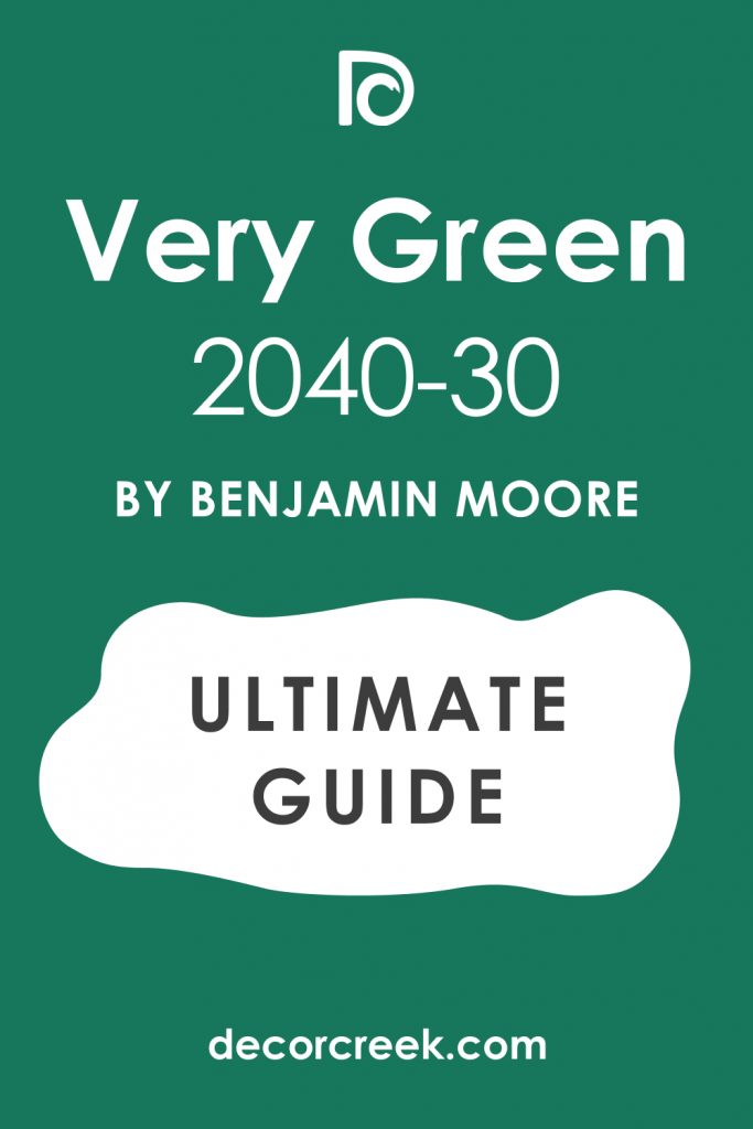 Very Green 2040-30 Paint Color by Benjamin Moore - DecorCreek