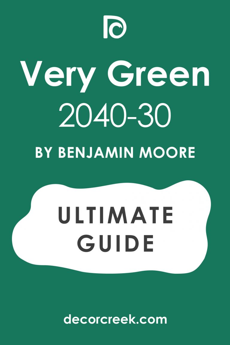 Very Green 2040-30 Paint Color by Benjamin Moore - DecorCreek