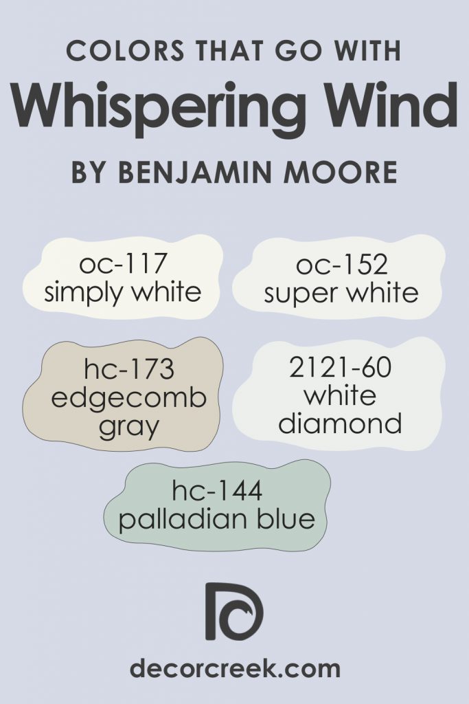 Whispering Wind 1416 Paint Color by Benjamin Moore - DecorCreek