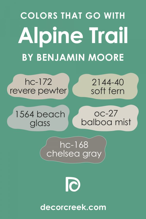 Alpine Trail 622 Paint Color by Benjamin Moore - DecorCreek
