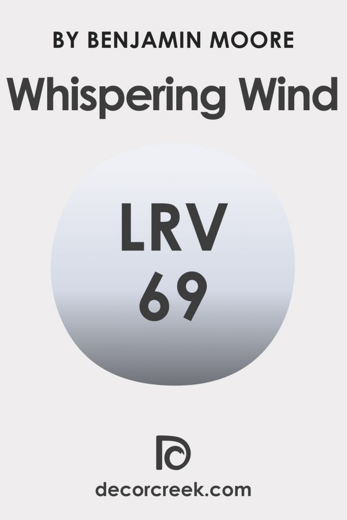 Whispering Wind 1416 Paint Color by Benjamin Moore - DecorCreek