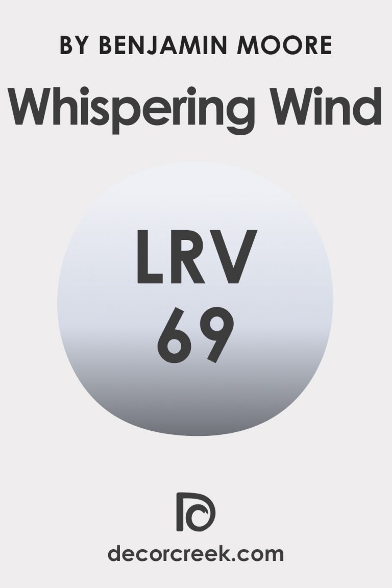 Whispering Wind 1416 Paint Color by Benjamin Moore - DecorCreek