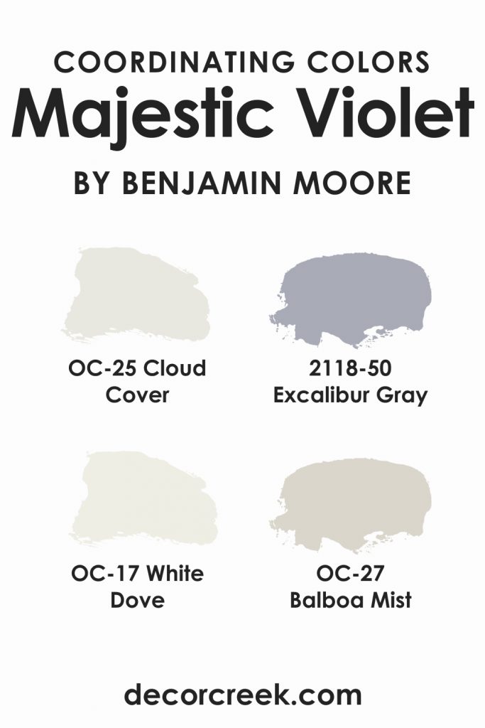Majestic Violet 2068-10 Paint Color by Benjamin Moore