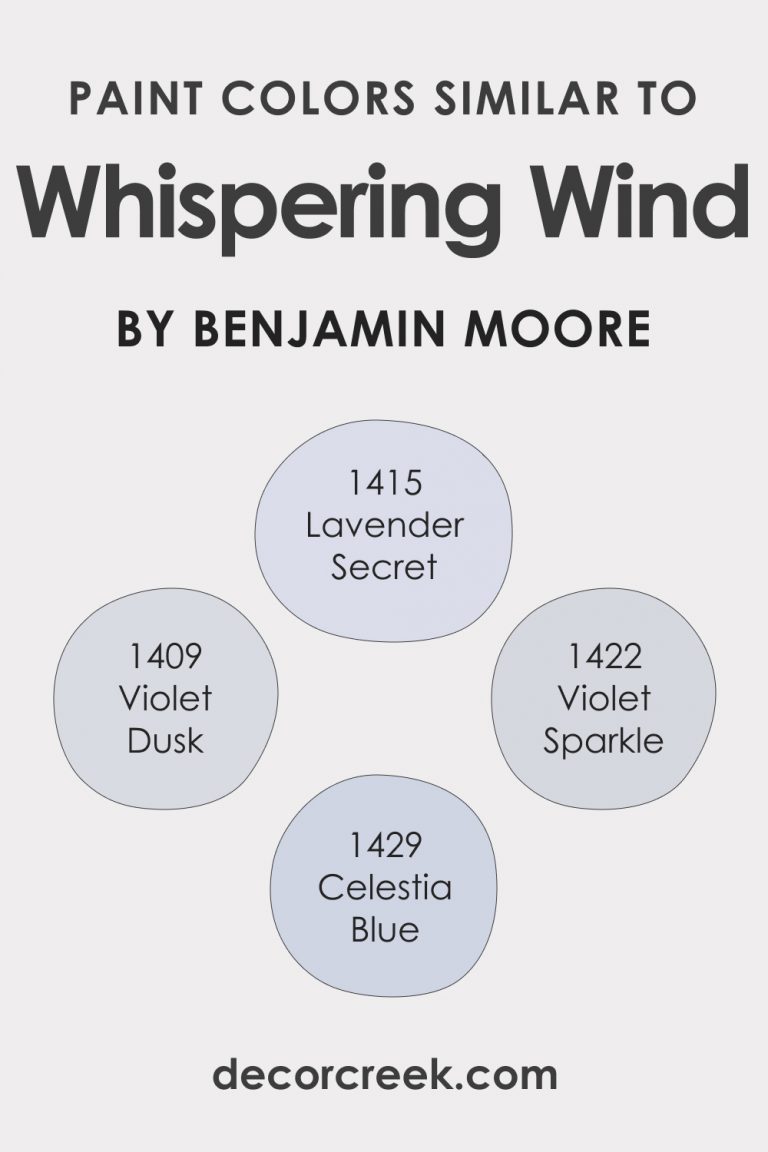 Whispering Wind 1416 Paint Color by Benjamin Moore - DecorCreek