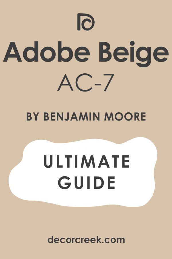 Adobe Beige AC-7 Paint Color by Benjamin Moore - DecorCreek