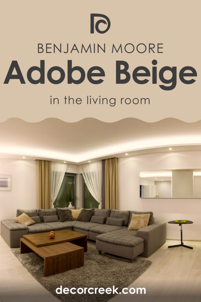 Adobe Beige AC-7 Paint Color by Benjamin Moore - DecorCreek