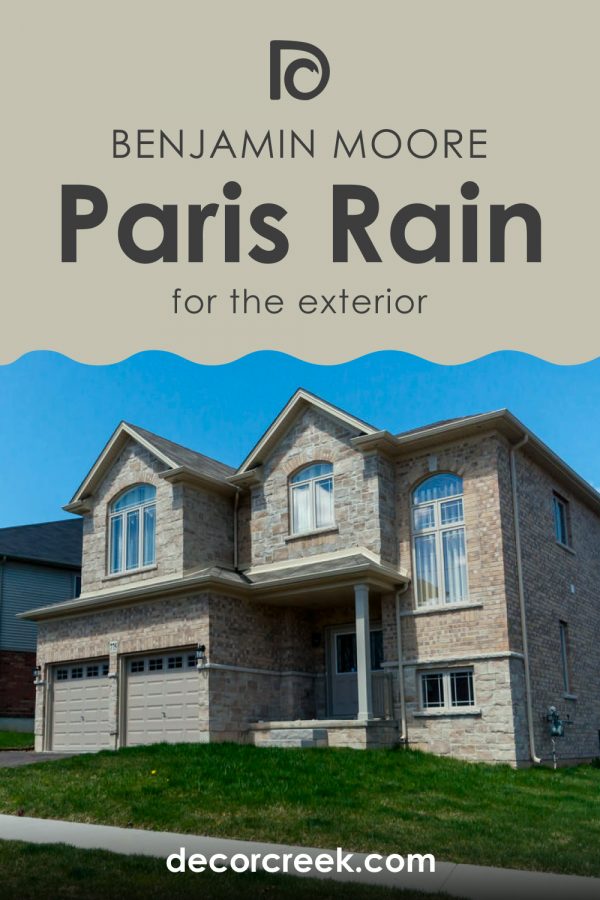 Paris Rain 1501 Paint Color by Benjamin Moore - DecorCreek