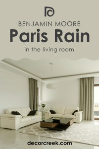 Paris Rain 1501 Paint Color by Benjamin Moore - DecorCreek