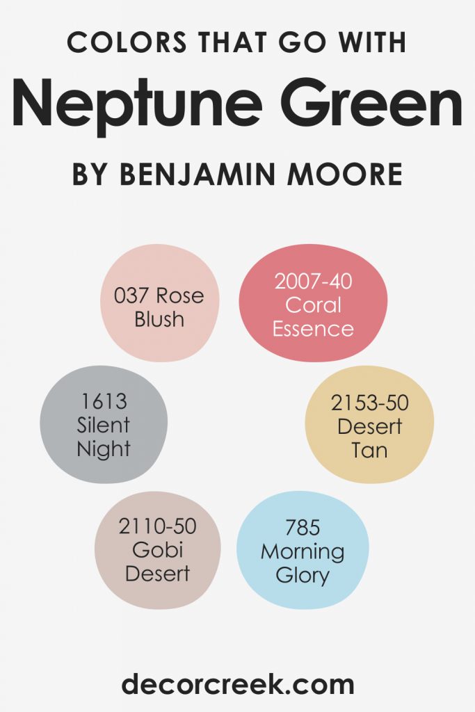 Neptune Green 658 Paint Color by Benjamin Moore - DecorCreek