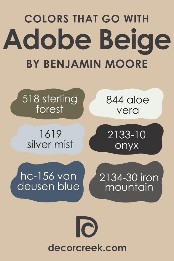 Adobe Beige AC-7 Paint Color by Benjamin Moore - DecorCreek