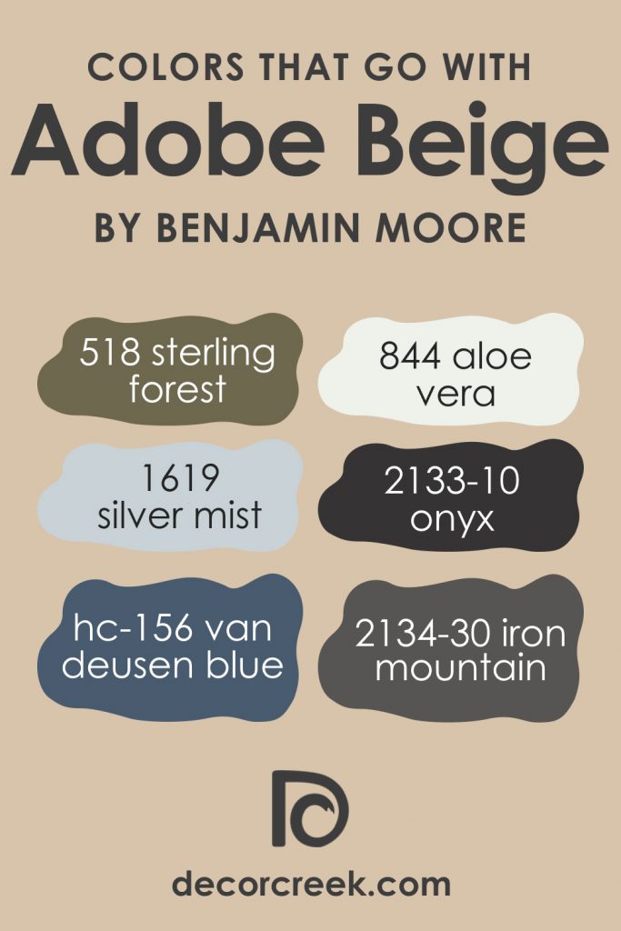 Adobe Beige AC-7 Paint Color by Benjamin Moore - DecorCreek