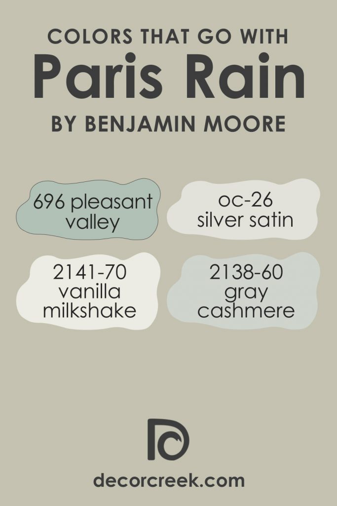Paris Rain 1501 Paint Color by Benjamin Moore - DecorCreek